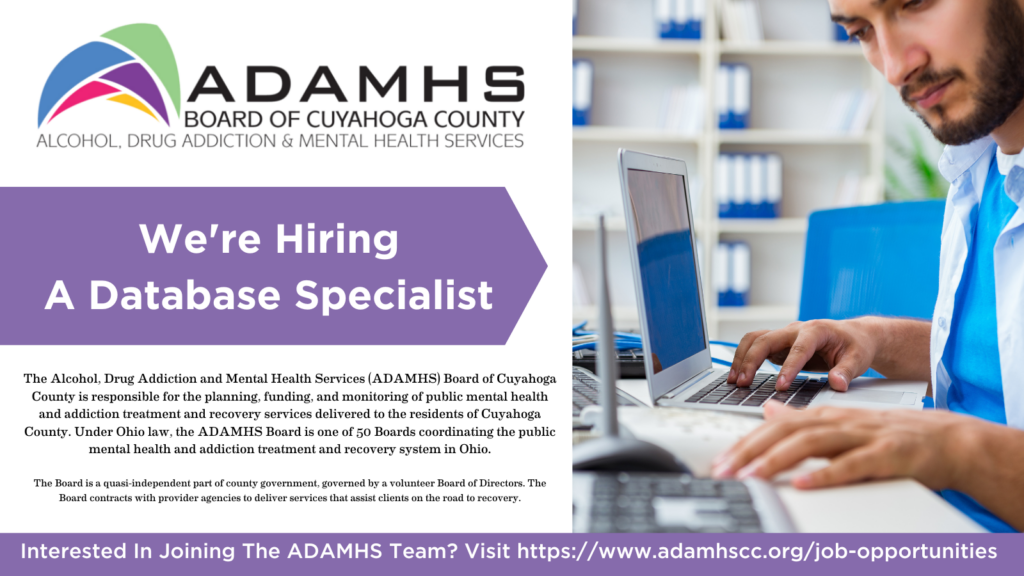 ADAMHS – Database Specialist - Global Cleveland