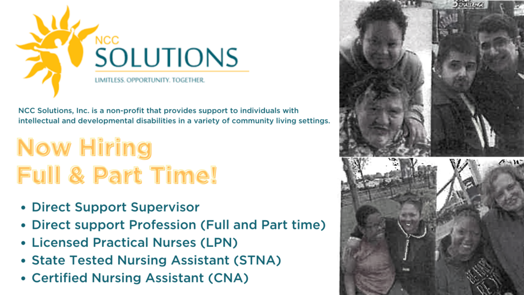 NCC Solutions – Direct Support Supervisor, LPN, STNA, CNA - Global ...